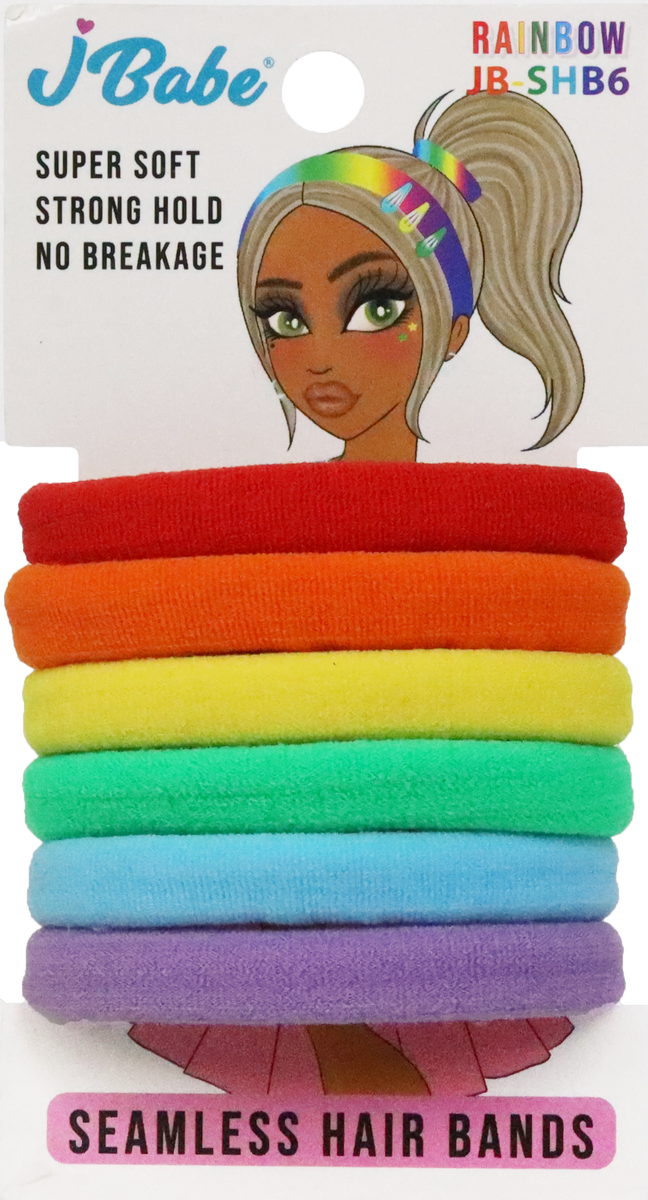 Seamless Hair Bands - Rainbow – JBabe USA