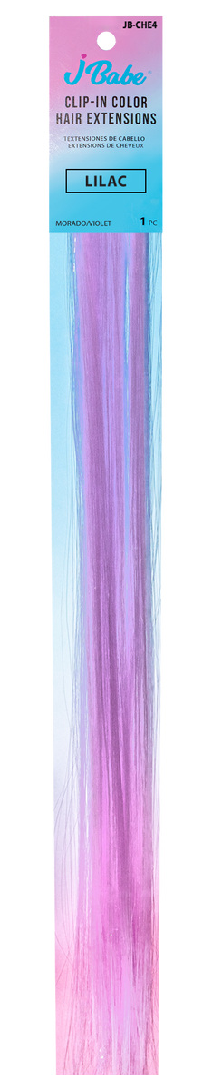Clip-In Color Hair Extension - Lilac – JBabe USA